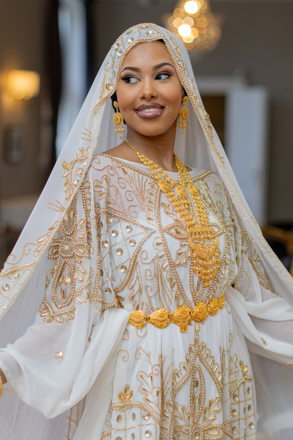 Asli Bridal Dirac, White (Riyo Collection) – Hiddo Wear